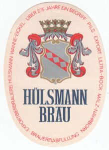 Etiqueta de bebida: Hülsmann Bräu (Traditionsbrauerei Hülsmann ...