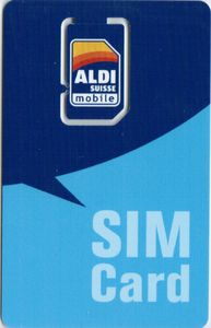 Telefonkarte: SIM Card (Mobile Switzerland, Schweiz(Aldi Suisse Mobile ...