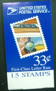 Stamp: Trains (United States of America) (Unexploded Booklets) Mi:US ...