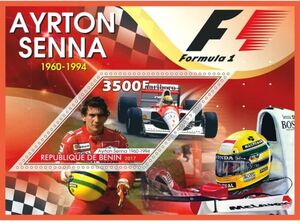 Stamp: Transport Formula Ayrton Senna (Benin: Illegal Stamps(Ayrton ...