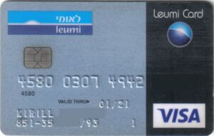 Bank Card: Leumi Card (Leumi Bank, IsraelCol:IL-VI-0073.02