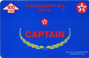 Phonecard: Texaco North Sea UK Co. - Captain Field (Oil Rigs, United ...