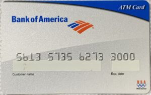 Bank Card: MasterCard ATM Card (Bank of America, United States of ...