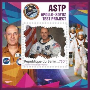 Stamp: ASTP Apollo–Soyuz Test Project (Benin: Illegal Stamps(ASTP ...