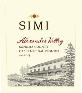 Etiqueta de bebida: SIMI Alexander Valley Cabernet Sauvignon (SIMI ...