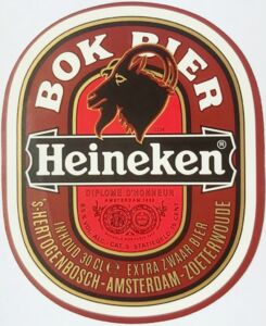 Drink Label: Heineken Bokbier (Heineken Brouwerij, NetherlandsCol:NL ...