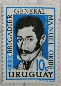Stamp: Gen. Manuel Oribe (1796-1857) (Uruguay(General Manuel Oribe) Mi ...