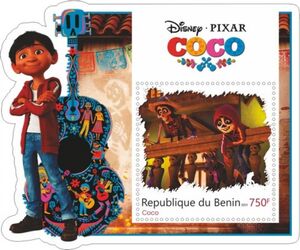 Stamp: Animation, Cartoons Disney Coco (Benin: Illegal Stamps(Disney ...