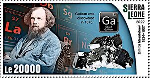 Stamp: Dmitri Mendeleev (1834-1907) (Sierra Leone(115th Memorial ...