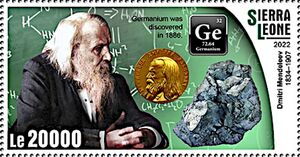 Stamp: Dmitri Mendeleev (1834-1907) (Sierra Leone(115th Memorial ...