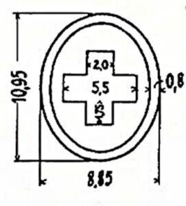 Stamp: Cross over value plate (Switzerland(Cross over value plate) Mi ...