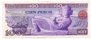 Banknote: 100 Pesos (Mexico(1969-1978 Issue) Wor:P-66b.5