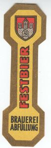Drink Label: Weilburger Festbier (Brauerei Helbig, Weilburg, Germany ...