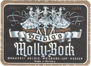 Drink Label: Helbig´s Molly-Bock (Brauerei Helbig, Weilburg, Germany ...