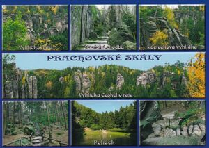 Kartolinë: Český ráj. Prachovské skály (Republika Çeke(_ Český ráj ...