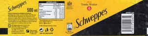 Drink Label: Schweppes Tonic Water (Coca-Cola 3E Greece ABEE, GreeceCol ...