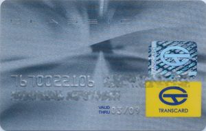 Bank Card: Transcard Classic (Transcard Financial Services, BulgariaCol ...