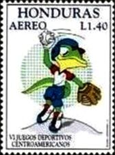 Stamp: Pitching, baseball (Honduras(6th Central American Games) Mi:HN ...