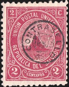 Stamp: San Miguel volcano (El Salvador(Telegraphs - Contra Sello ...
