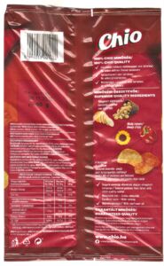 Élelmiszer-címke: Paprikás Chips (Intersnack Magyarország Kft ...