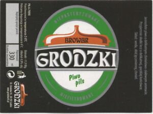 Drink Label: Piwo Pils 11,% (Browar Grodzki, PolandCol:PL-BEER-011117