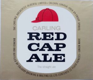 Drink Label: Red Cap Ale (Calgary Brewing & Malting, CanadaCol:CA-BEER ...