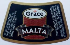 Etiqueta de bebida: Grace Malta (Grace, Kennedy (Ontario) Inc ...