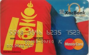 Bank Card: Xac Bank (XacBank, MongoliaCol:MN-MC-0017