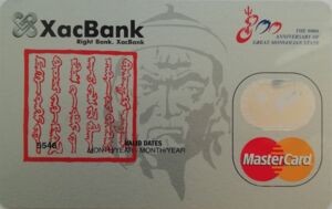 Bank Card: Xac Bank (XacBank, MongoliaCol:MN-MC-0022