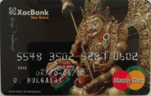 Bank Card: Xac Bank (XacBank, MongoliaCol:MN-MC-0025
