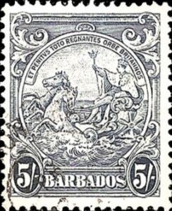 Stamp: Seal of the Colony - Medium Format (Barbados(Seal of the Colony ...