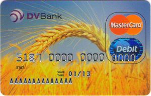Bank Card: MasterCard Standard Debit (DV Bank, UkraineCol:UA-MC-0332