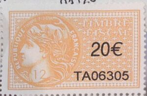 Stamp: Timbre fiscal (France: Revenue Stamps(Timbre Fiscal) Yt:FR FI517