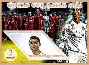 Stamp: Sports FIFA World Cup 2022 in Qatar (Benin: Illegal Stamps(Benin ...