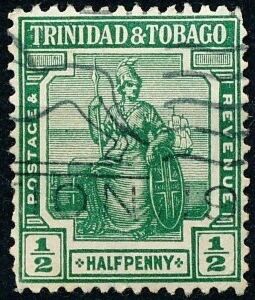 Stamp: Seated Britannia (Trinidad and Tobago(Britannia Definitives) Sg ...