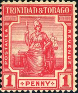Stamp: Seated Britannia (Trinidad and Tobago(Britannia Definitives) Sg ...