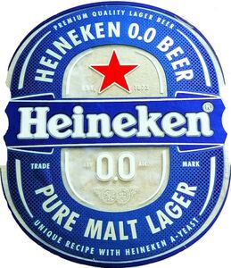 Drink Label: Heineken 0.0 Pure Malt Lager (Heineken United Breweries ...