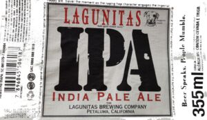 Drink Label: Lagunitas IPA (HNK BR Industria de Bebidas LTDA ...