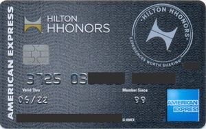 Bank Card: American Express Hilton HHonors black 04-15 (American ...