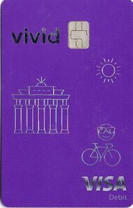 Bank Card: Vivid (Vivid Money GmbH, Germany, Federal RepublicCol:DE-VI-0156