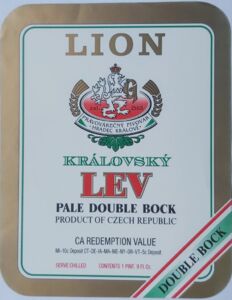 Drink Label: Lion Kralovsky Lev (Pivovar Hradec Králové /closed/, Czech ...