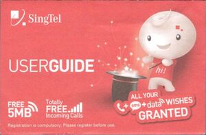 Phonecard: HI ! SIM Card (Mobile Singapore, Singapore(HI! (Singtel ...