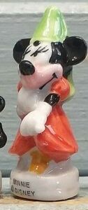 Meal Toy: Minnie (Fèves, France(Mickey à travers le siècle) Col:ARG ...