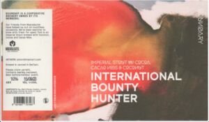 Drink Label: International Bounty Hunter (Brouwerij De Moersleutel ...