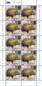 Stamp: Horsfield's Tortoise (Testudo horsfieldii) (Armenia(WWF ...