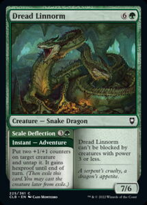 Game Card: Dread Linnorm (Magic: The Gathering(Commander Legends ...