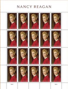 Stamp: Nancy Reagan (United States of AmericaCol:US 2022.07.06a
