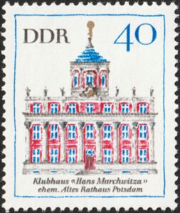 Stamp: Old Town Hall, Potsdam (Germany, Democratic Republic (DDR ...