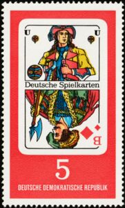 邮票: Knave of Bells / Jack of Diamonds (德意志民主共和国(东德)(Playing Cards) Mi ...