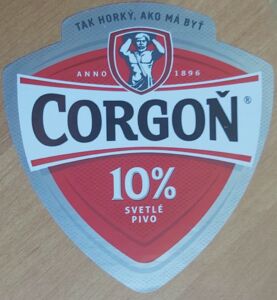 Drink Label: Corgon 10% Svetle Pivo (Pivovar Nitra /closed ...